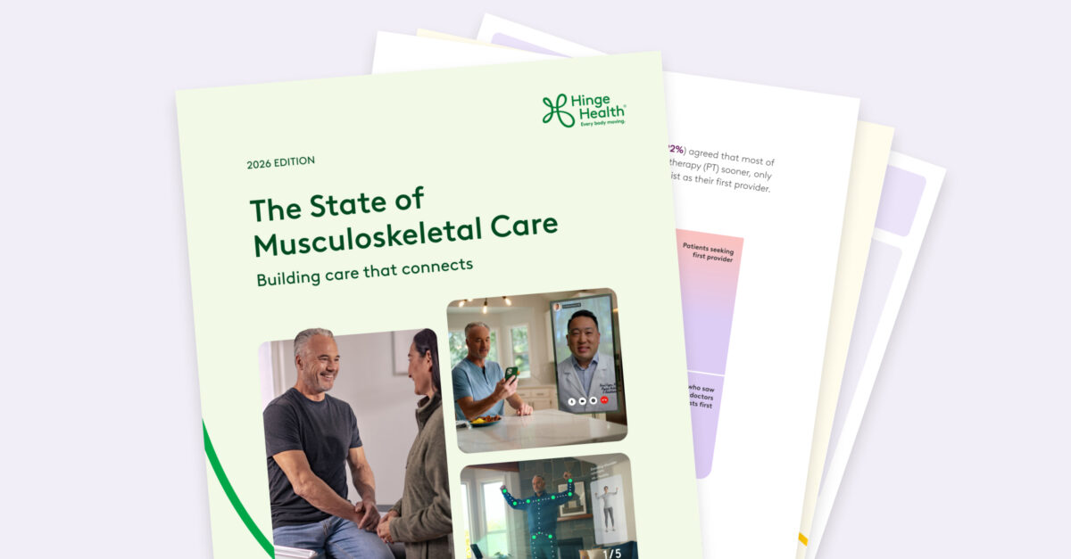 Hinge Health Releases 2026 State of Musculoskeletal Care Report
